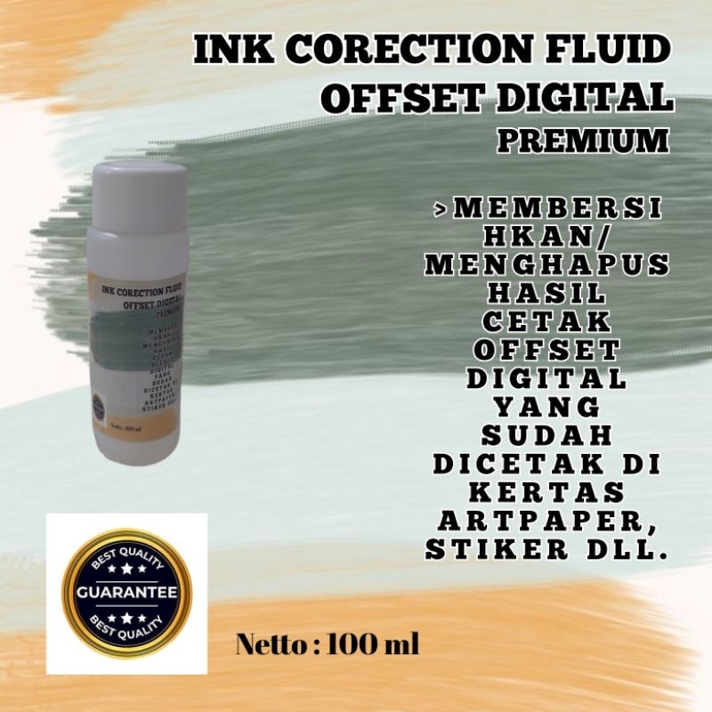 Jual Penghapus koreksi Tinta offset digital sablon Printing | Shopee ...