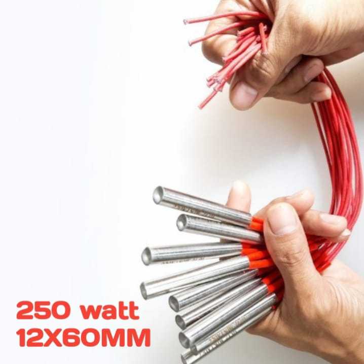Jual cartridge heater tube element pemanas mesin 12 X 60mm AC220V ...