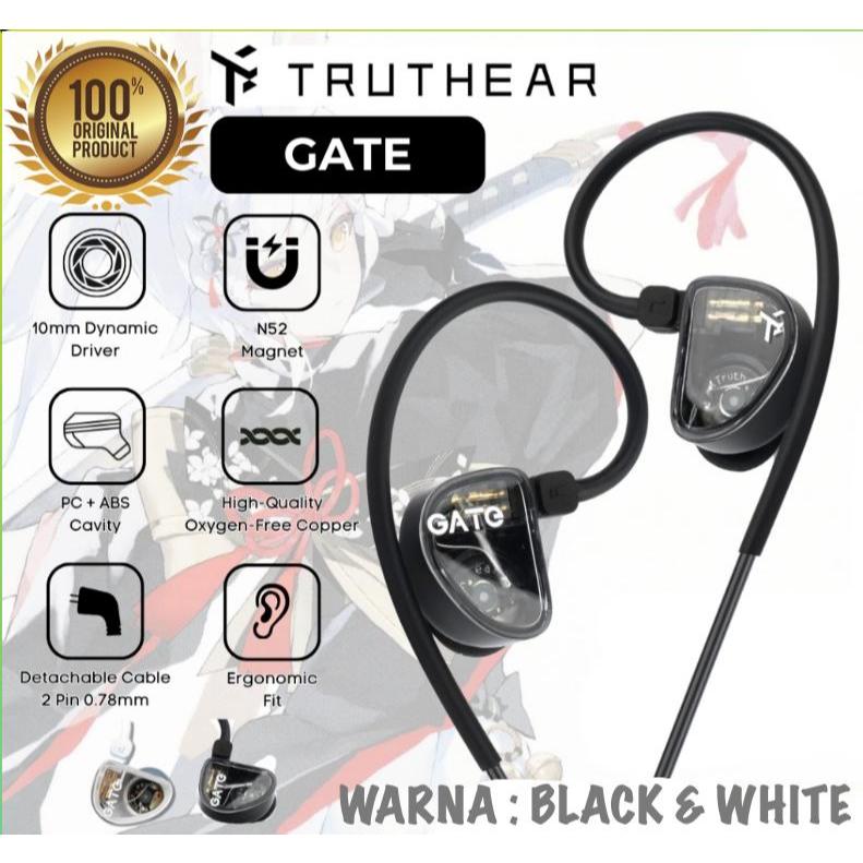 Jual Truthear Gate 10mm Dynamic Driver 1DD In-Ear Monitor IEM High ...