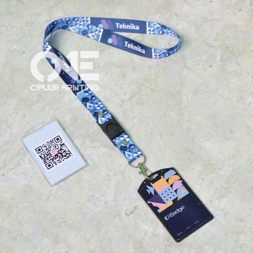 Jual ID card / Lanyard / Custom / 2 Sisi / Tanpa PO - ID CARD+LANYARD ...