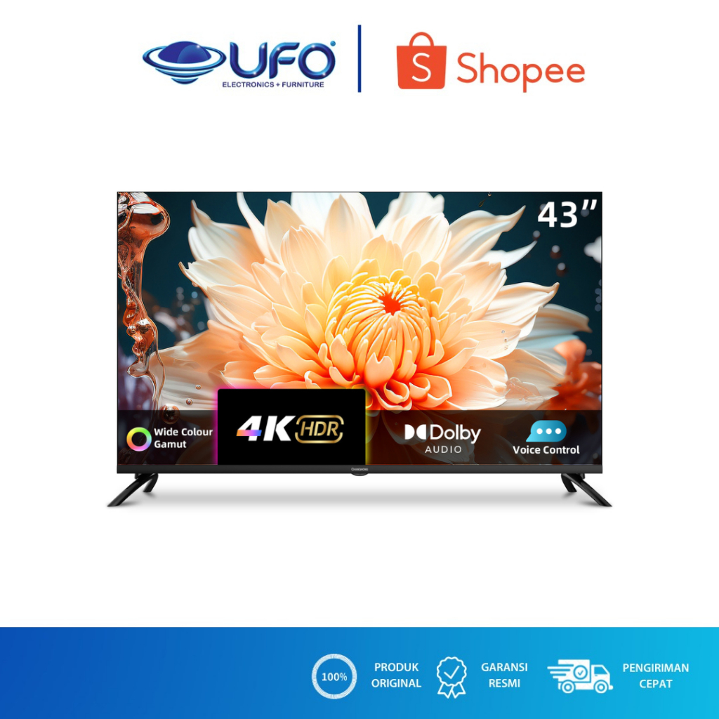 Jual CHANGHONG 55 INCH QLED GOOGLE TV 4K UHD U55QCN1 | Shopee Indonesia