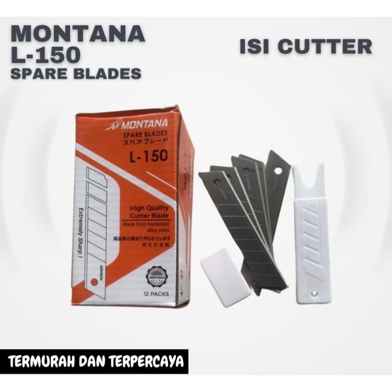 Jual Isi Cutter Besar L-150 Stainless / Refill Cutter | Shopee Indonesia