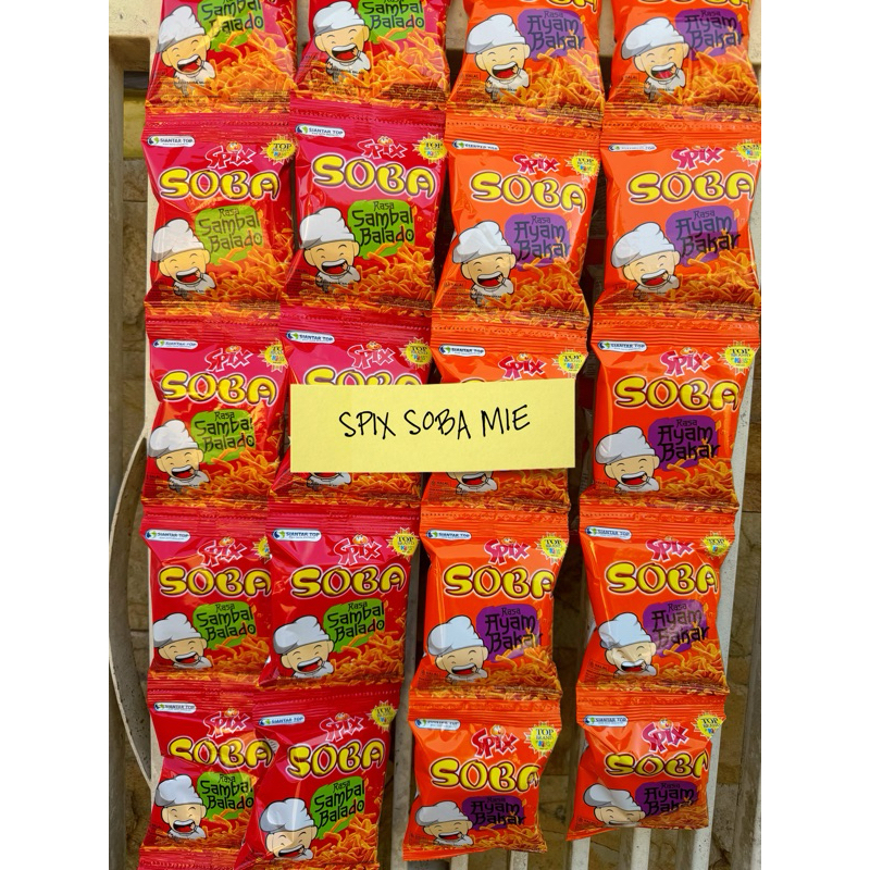 Jual SPIX SOBA MIE 1 renteng isi 10pcs ( eceran 1000) | Shopee Indonesia