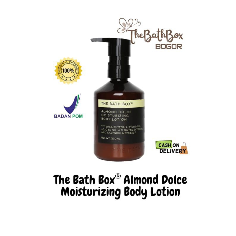 Jual THE BATH BOX - Almond Dolce Silky Body Lotion (Melembabkan ...