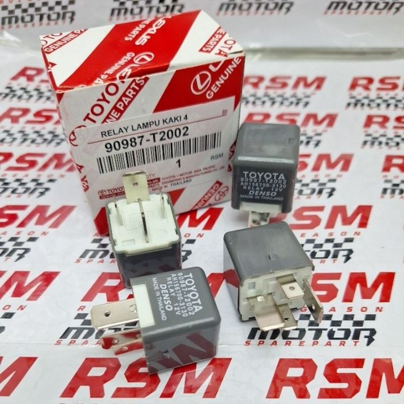 Jual RELAY LAMPU 12V VOLT KAKI 4 TOYOTA INNOVA INOVA AVANZA FORTUNER ...