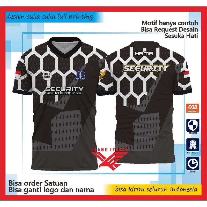 Jual JERSEY SECURITY CUSTOM | Shopee Indonesia