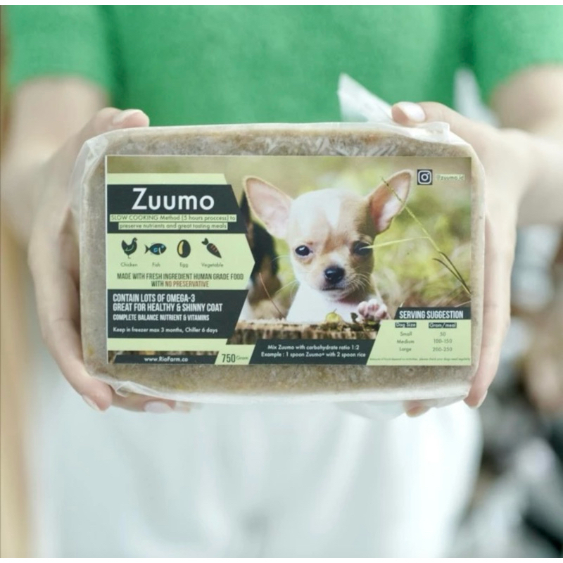 Jual ZUUMO Cooked Dog Food (Chicken) | Shopee Indonesia