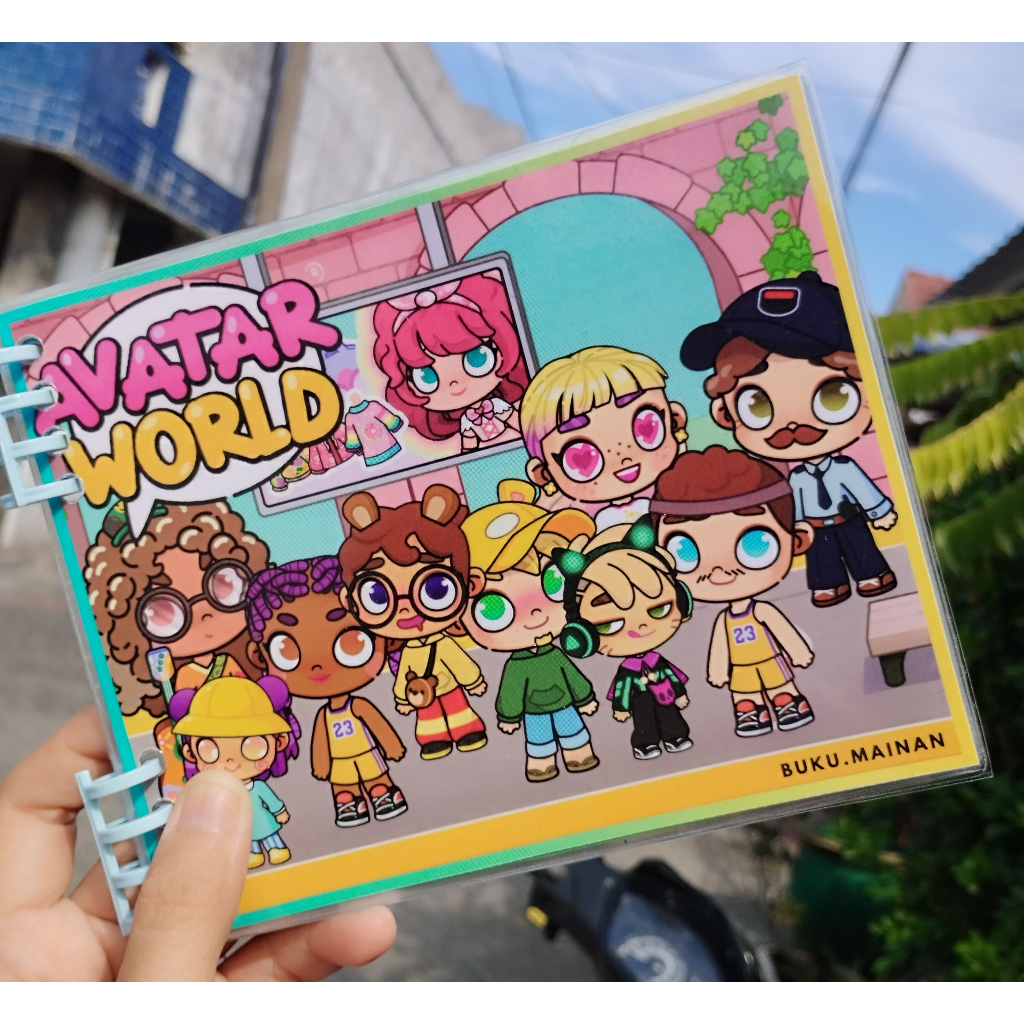 Jual Paper Doll Avatar World kota|Buku mainan anak|Mainan edukasi ...