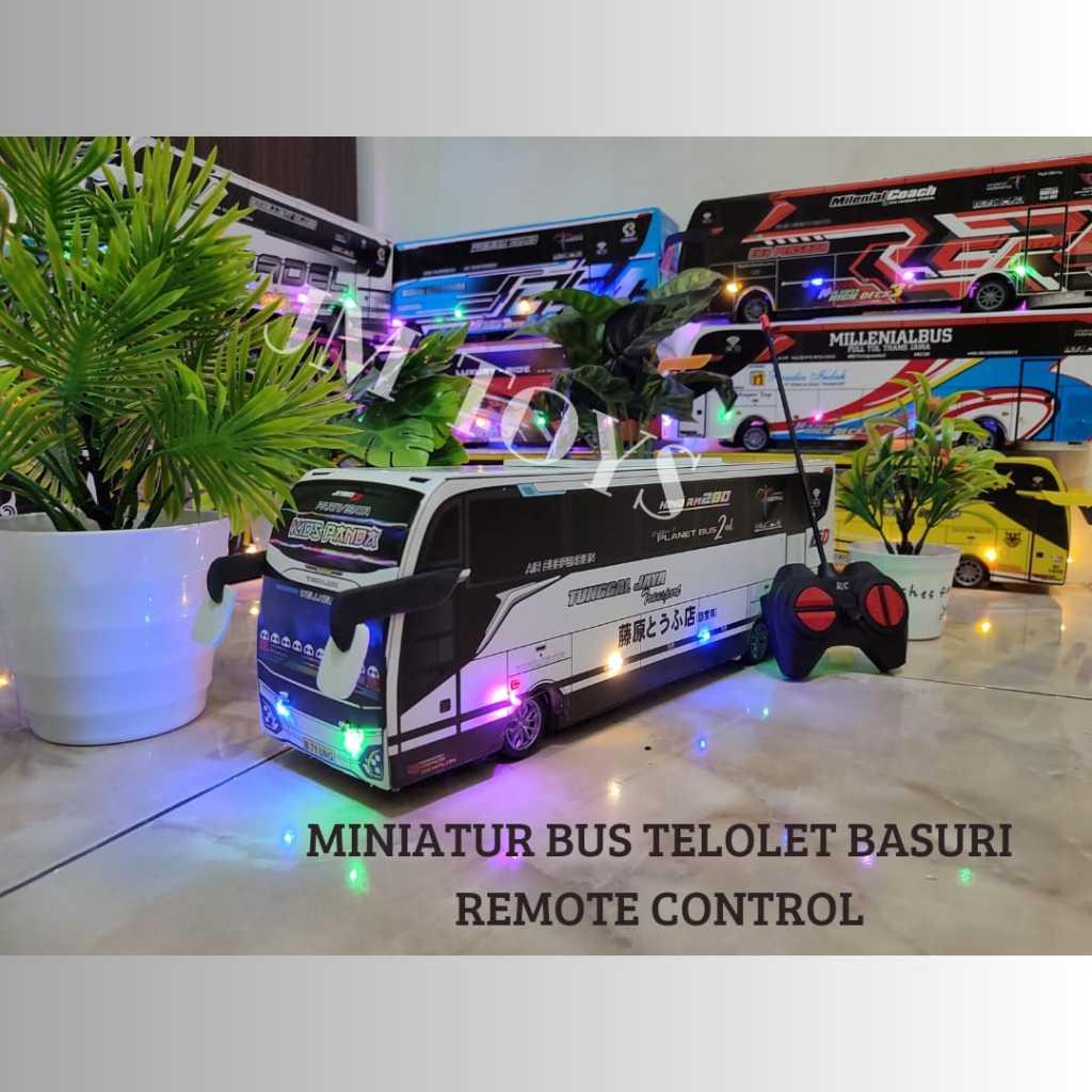Jual MINIATUR BUS TELOLET BASURI KIDS PANDA JB5 REMOT CONTROL | Shopee ...