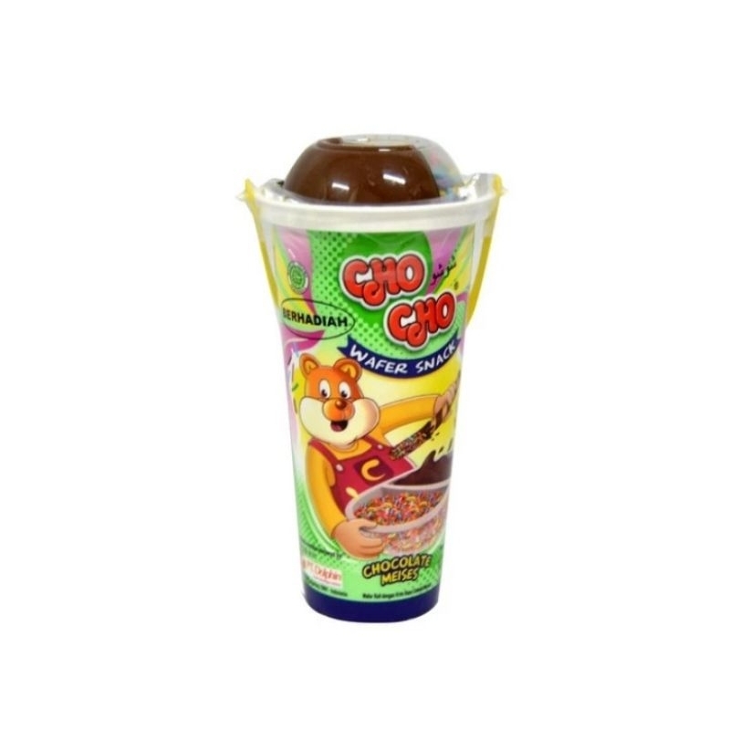 Jual CHO CHO Wafer Snack Chocolate Strawberry 40g | Shopee Indonesia