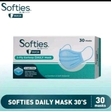Jual Masker Softies Daily Polos - Masker Surgical Batik isi 30 ...