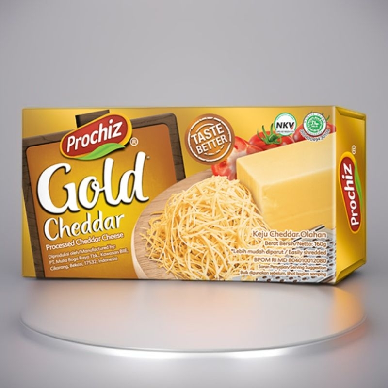 Jual Keju Prochiz Gold Cheddar 160gr | Shopee Indonesia