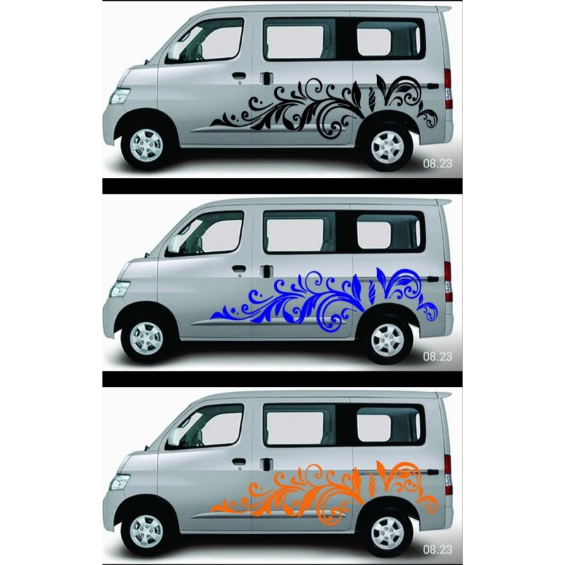 Jual Sticker batik Mobil Gran Max stiker mobil | Shopee Indonesia
