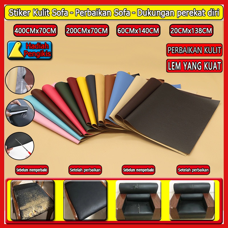 Jual 【3M lem Sticker Kulit Sofa Beli 1 Gratis 1】COD PU 400CM*70CM/200CM ...