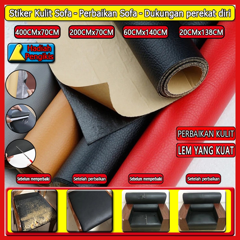 Jual 【3M lem Sticker Kulit Sofa Beli 1 Gratis 1】COD PU 400CM*70CM/200CM ...