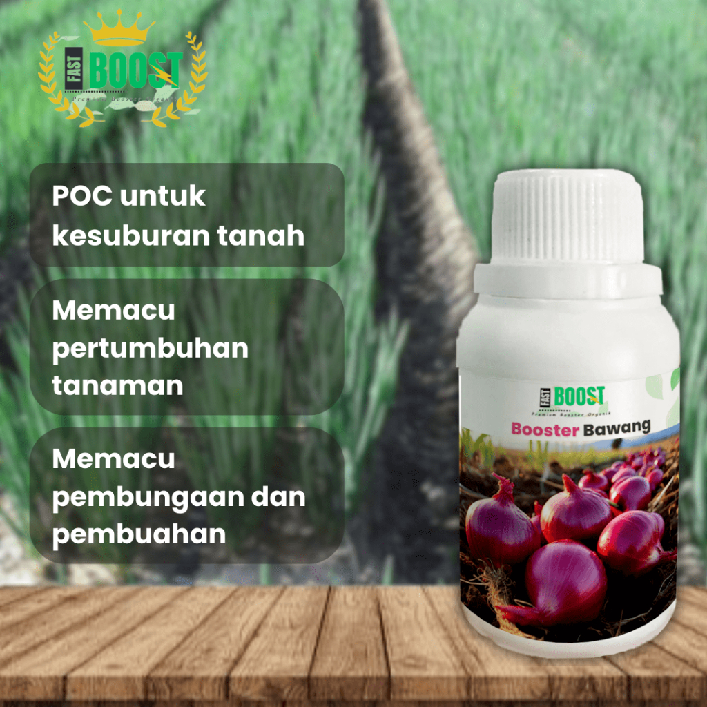 Jual Pupuk Booster Bawang Merah Dan Putih Organik 100 ml melebatkan dan memaksimalkan hasil ...