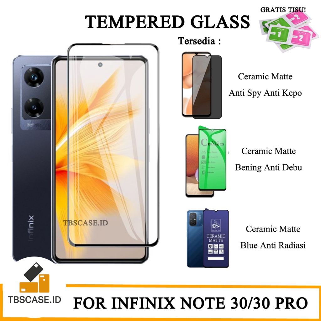 Jual Anti Gores Infinix Note 30 Note 30 Pro - Tempered Glass Anti Pecah ...