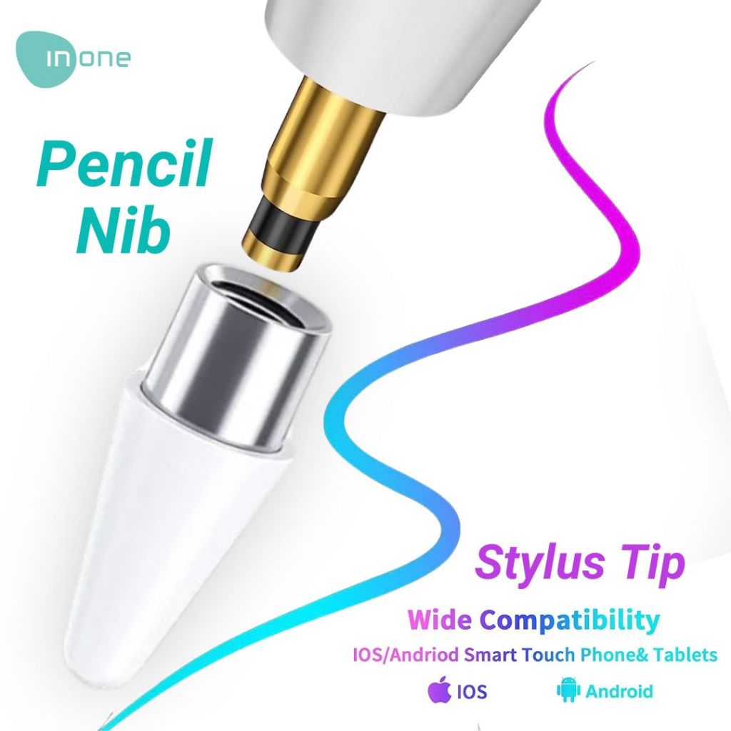 Jual INONE Ujung Pen 1 Pcs Stylus nib Untuk Tip Nip Pengganti Pencil Replacement | Shopee Indonesia