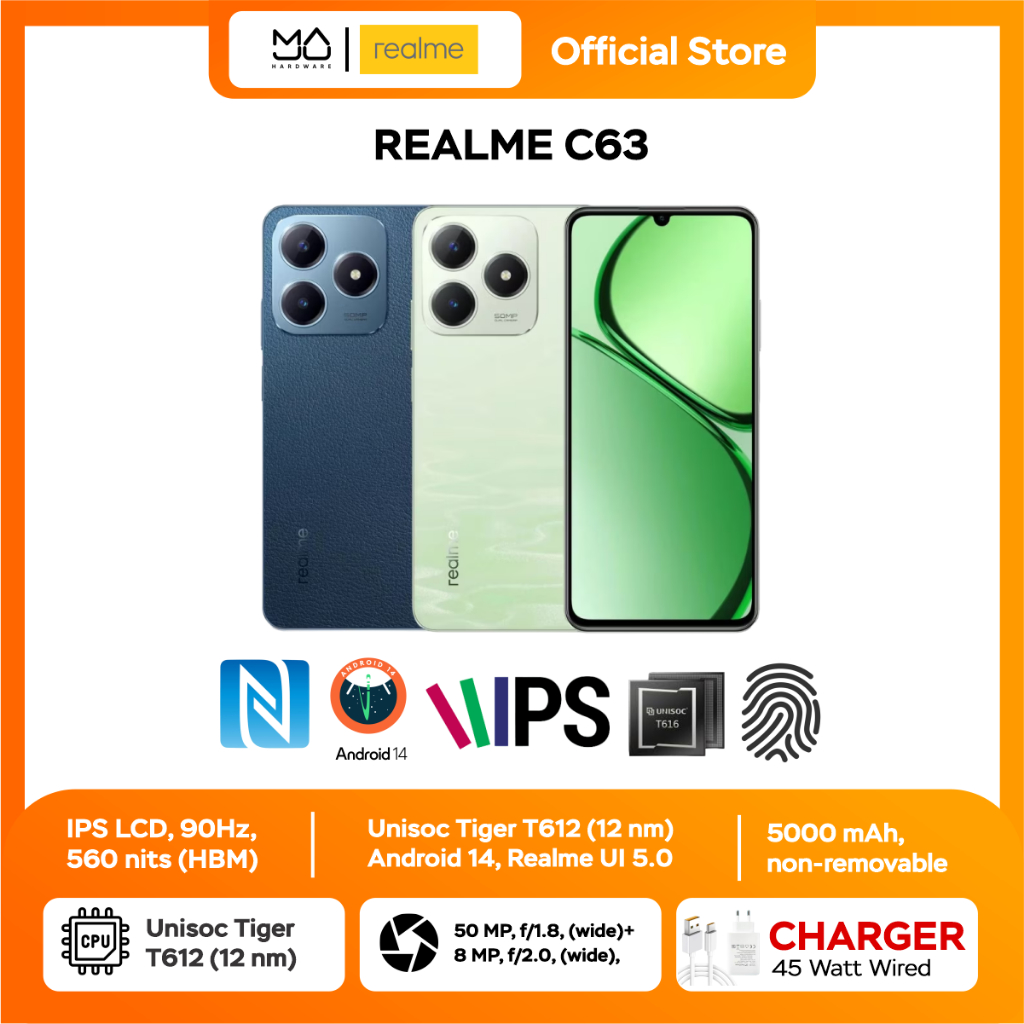 Jual Realme C63 RAM 6/128GB Garansi Resmi | Shopee Indonesia