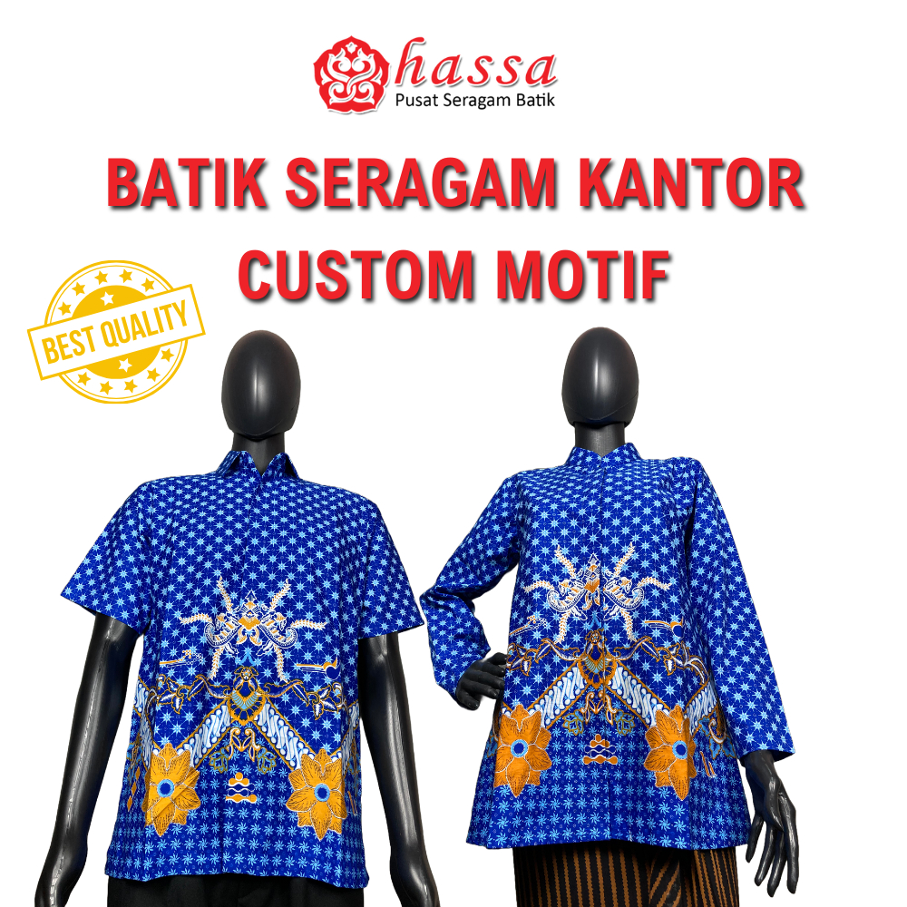 Jual Hassa Batik | Batik Seragam Kantor | Pesan Seragam Batik Custom ...