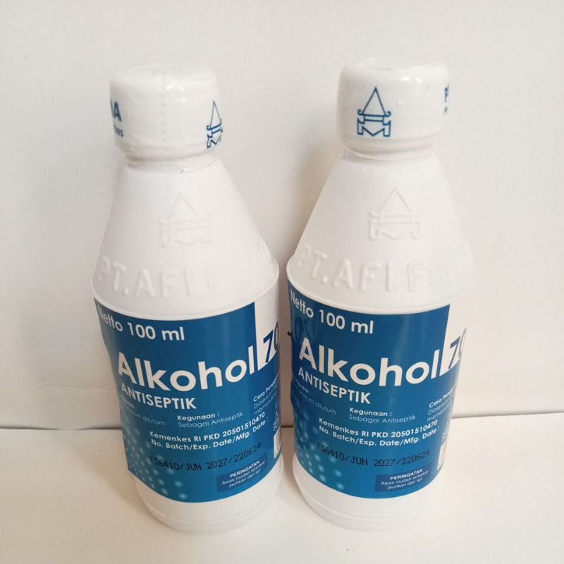 Jual (2pcs)Alkohol Afi farma 70% 100ml | Shopee Indonesia