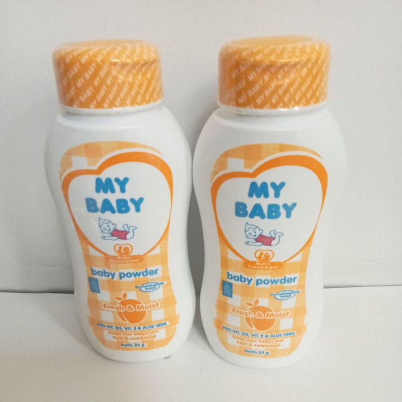 Jual (2pcs)My Baby powder 50g | Shopee Indonesia