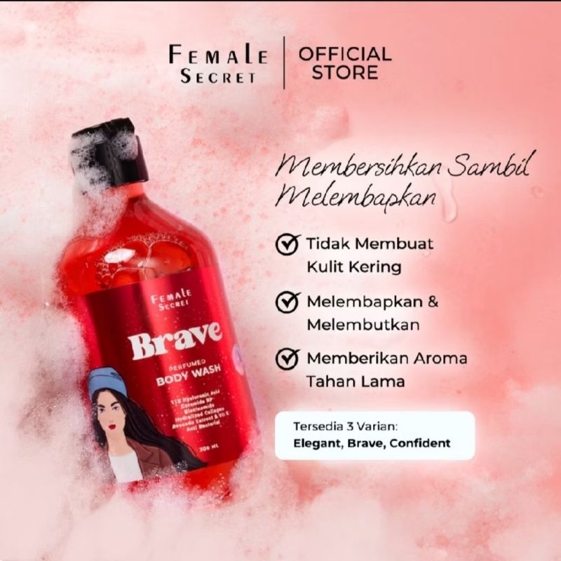 Jual Female Secret Brave Body Wash | Shopee Indonesia