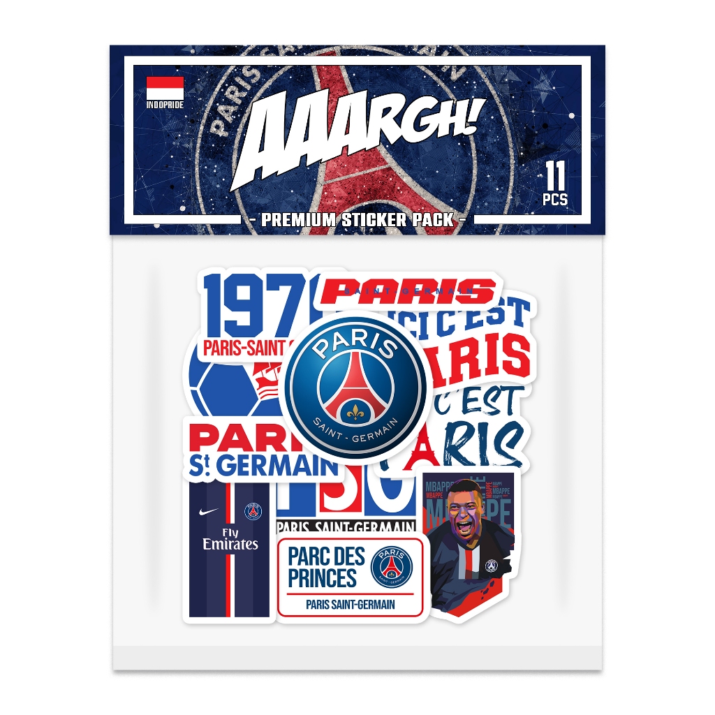 Jual Stiker PSG Paris Saint Germain Sticker Pack vol. 1 (Paris st ...