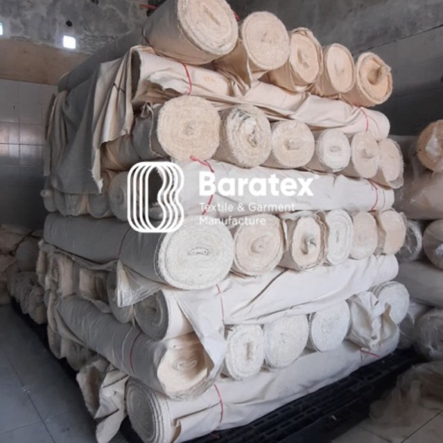 Jual BARATEX - Kanvas Twill Greige 10 oz per 1 meter - Kanvas Twill ...