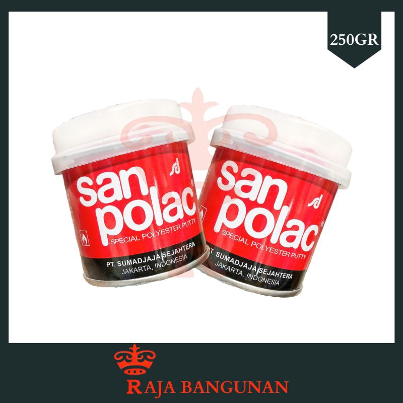 Jual Sanpolac Putty Dempul Kayu Besi Plastik Fiber Dempul Motor Mobil ...
