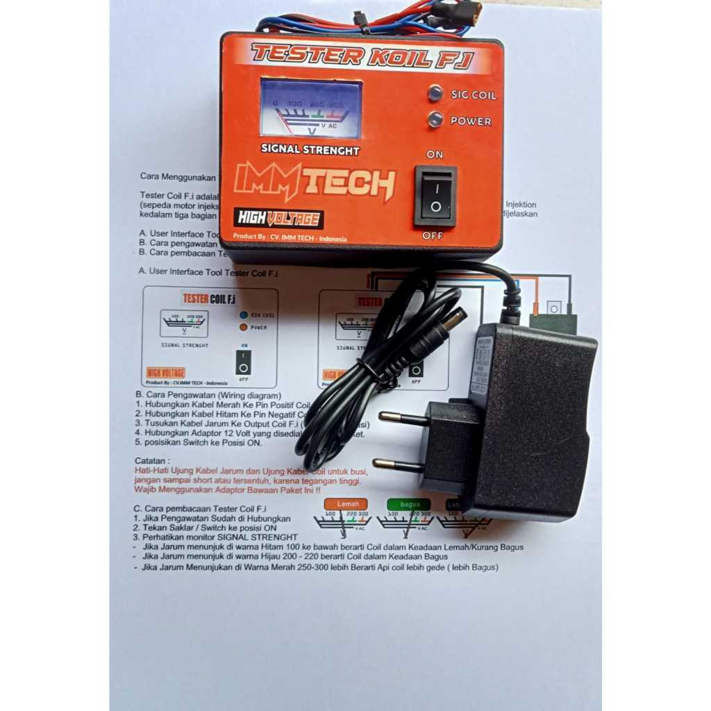 Jual ALAT TEST COIL SEPEDA MOTOR INJEKSI | Shopee Indonesia