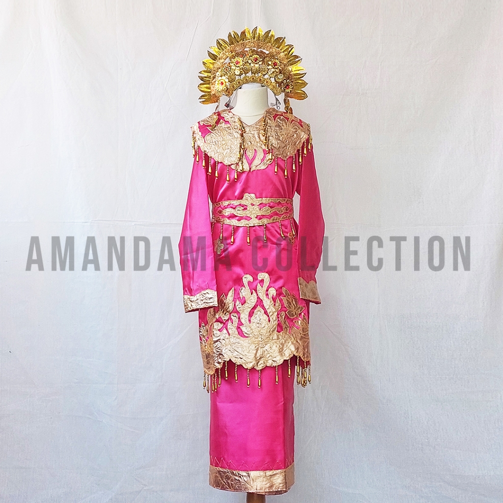 Jual Baju Adat Minang Bordir set Sunting Cewek SMP Rok Lilit - Baju ...