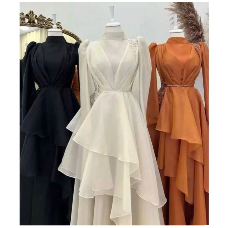 Jual amutha dress/ dress kondangan /gaun terbaru -dress wisuda -gaun ...