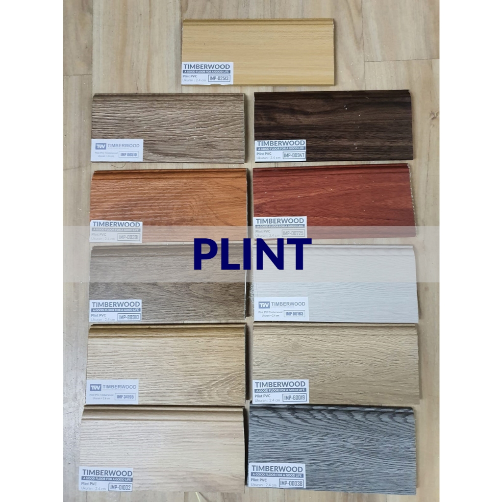 Jual Plint / List Plank / Skirting Lantai PVC 2.4m Motir Kayu ...
