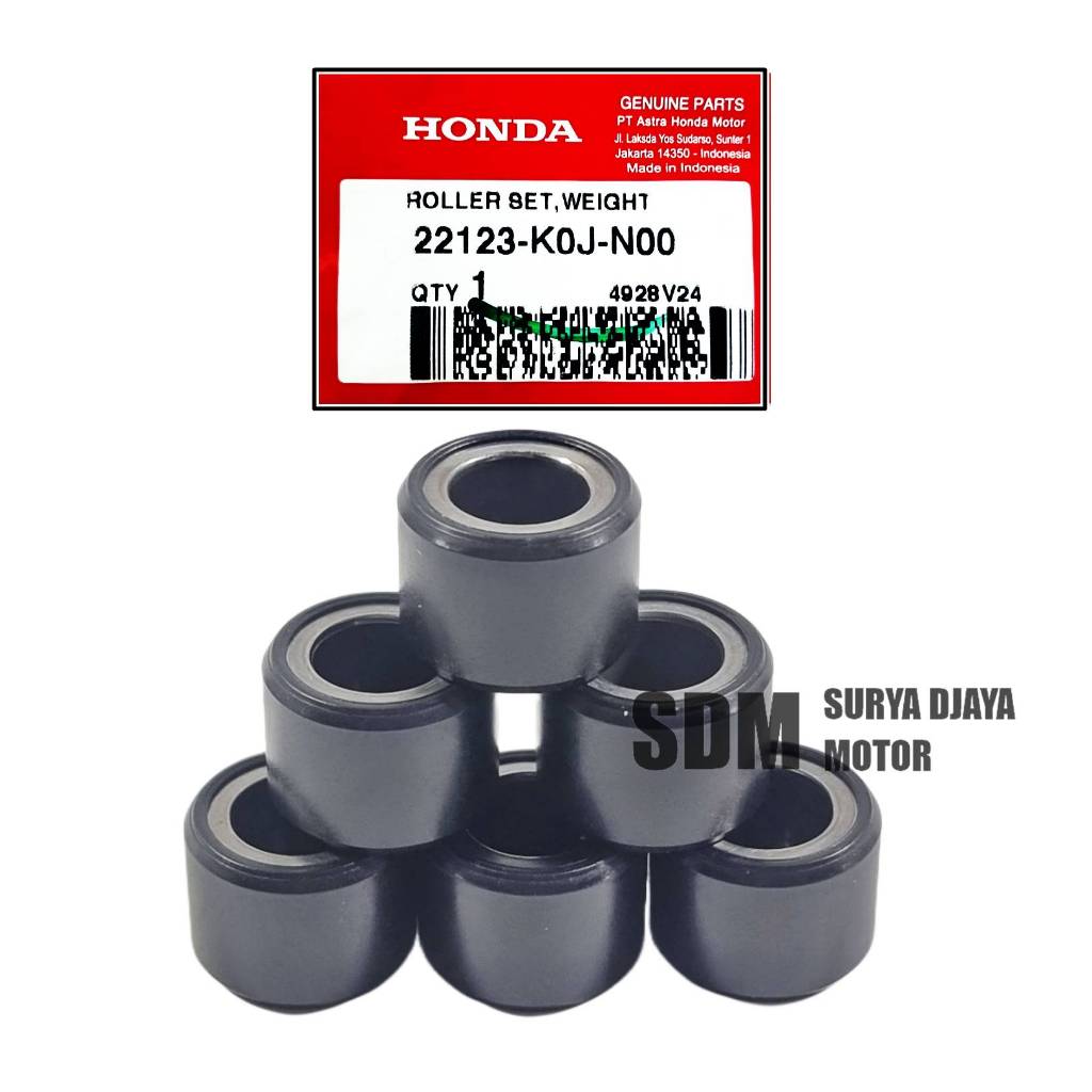 Jual Roller Roler CVT 15 Gram Genio Beat LED Street Deluxe K1A Scoopy eSP K2F Original Honda ...
