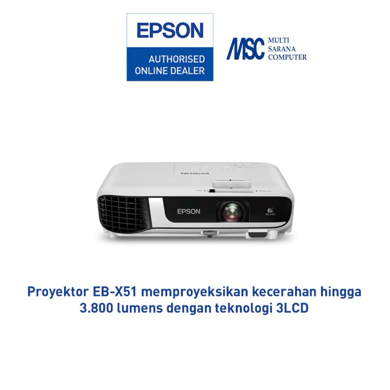 Jual EPSON Projector EB-X51 EB-X51 X51 Proyektor | Shopee Indonesia