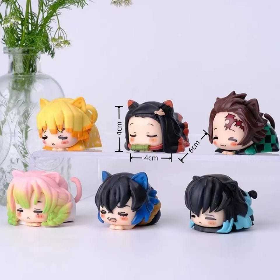 Jual Action Figure Defect Neko Demon Slayer Kimetsu No Yaiba Tiduran ...