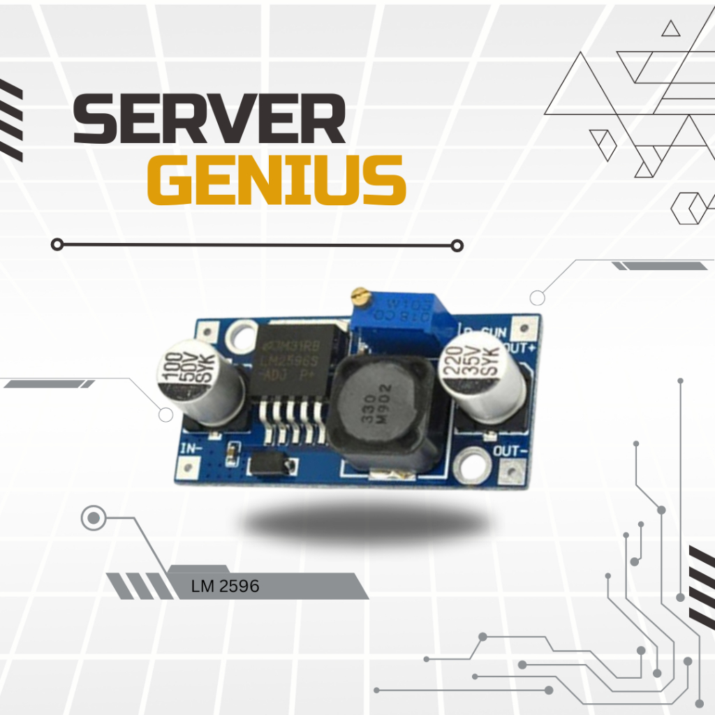 Jual [ServerGenius] LM2596 DC-DC Converter - Konverter Tegangan DC-DC LM2596 | Shopee Indonesia