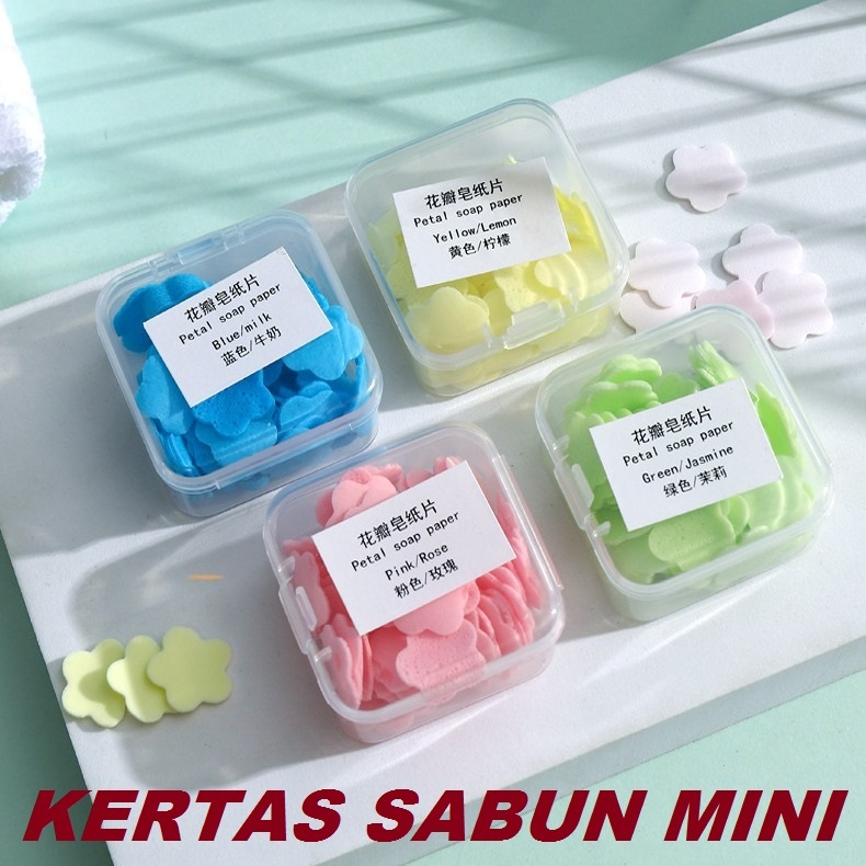 Jual Tisu magic kertas sabun organik kertas sabun mini sekali pakai ...