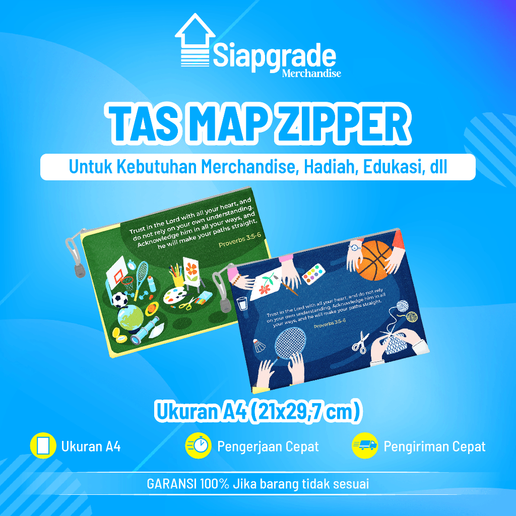 Jual TAS MAP ZIPPER - TAS MAP RESLETING - SOUVENIR - CUSTOM SABLON - A4 - TAS MAP SEKOLAH ...