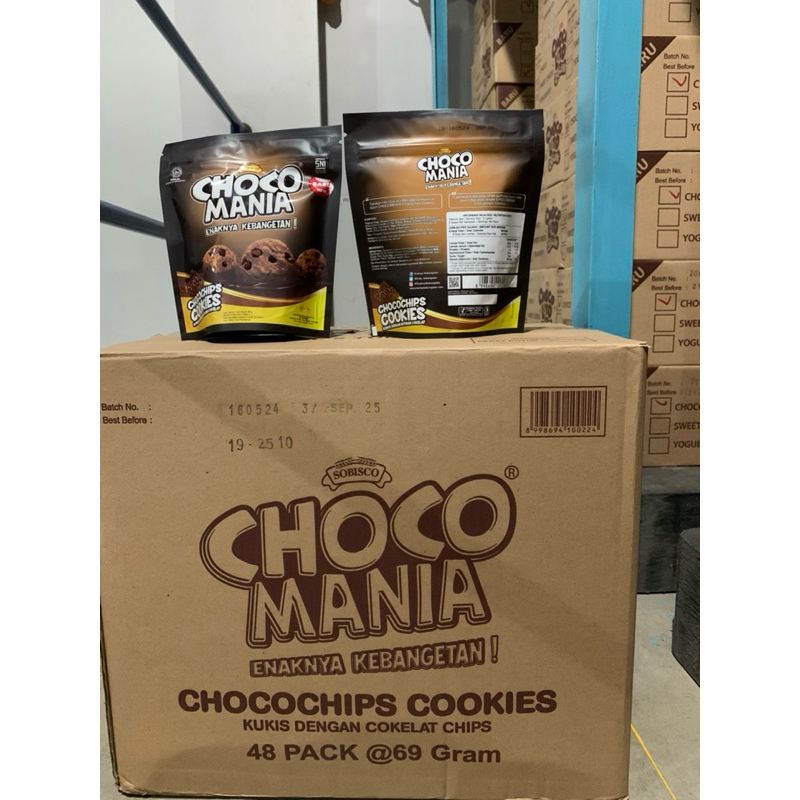 Jual Chocomania Chocolate Chip Cookies Kemasan Pouch | Shopee Indonesia