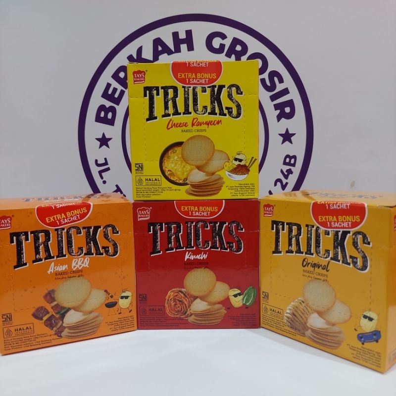 Jual SNACK KENTANG - TRICKS KENTANG BAKED DENGAN 4 VARIAN RASA | Shopee ...