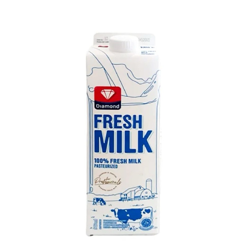 Jual Diamond Fresh Milk 946 ml Plain Susu Segar | Shopee Indonesia