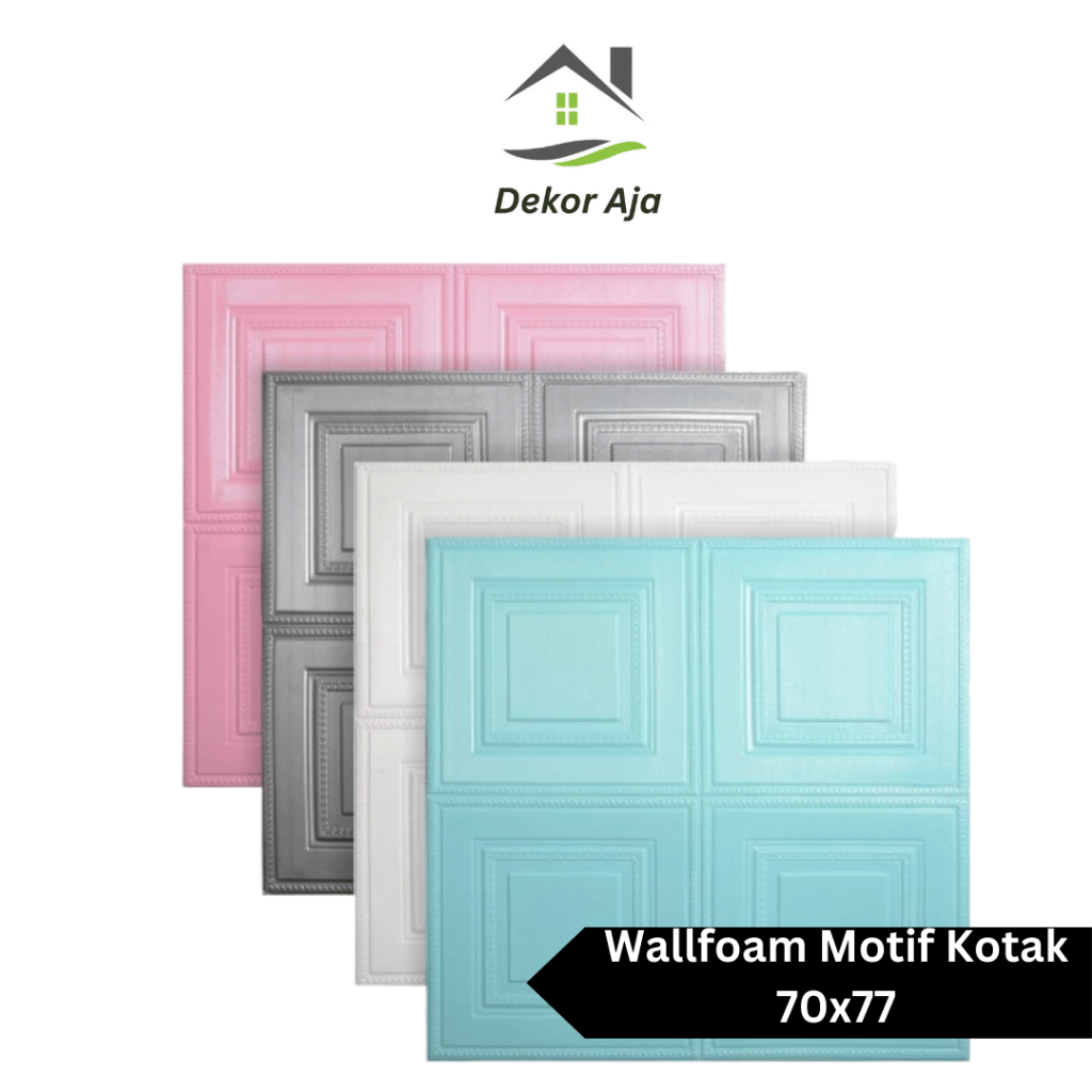 Jual Wallpaper Sticker Dinding 3D Foam Wallfoam Dekorasi Kamar Rumah ...