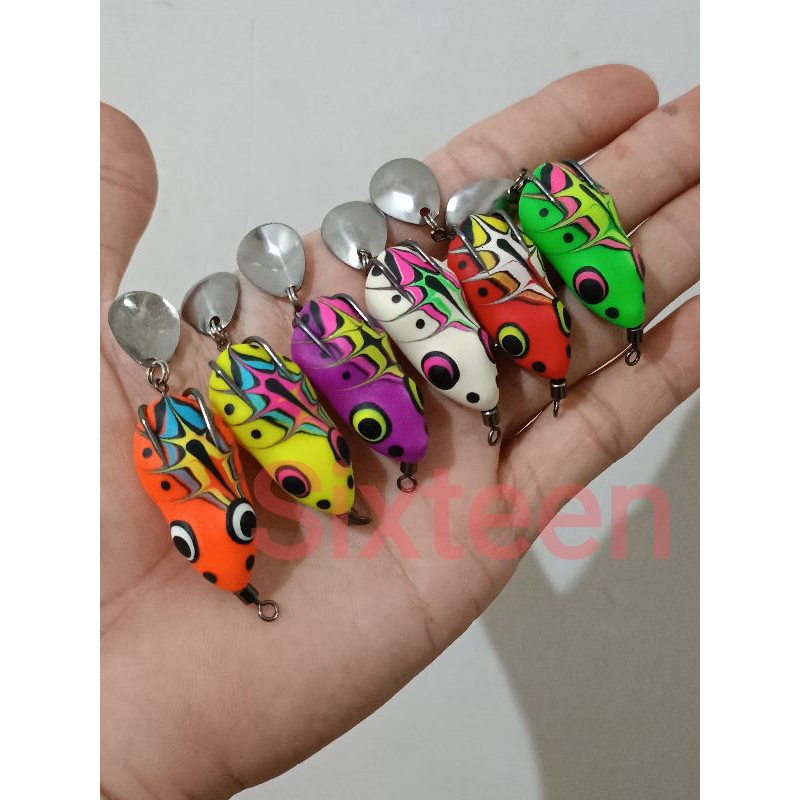 Jual Soft Frog Sixteen SPIDER Umpan Casting Gabus | Shopee Indonesia