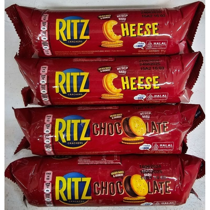 Jual RITZ Crackers Golden Baked&Crunchy 91gr Roll | Shopee Indonesia