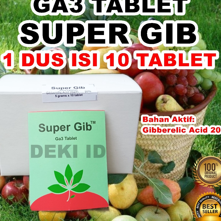 Jual Kilat gib 1 Dus Isi 1 Tablet Hormon GA3 ZPT Giberelin Acid Asam ...