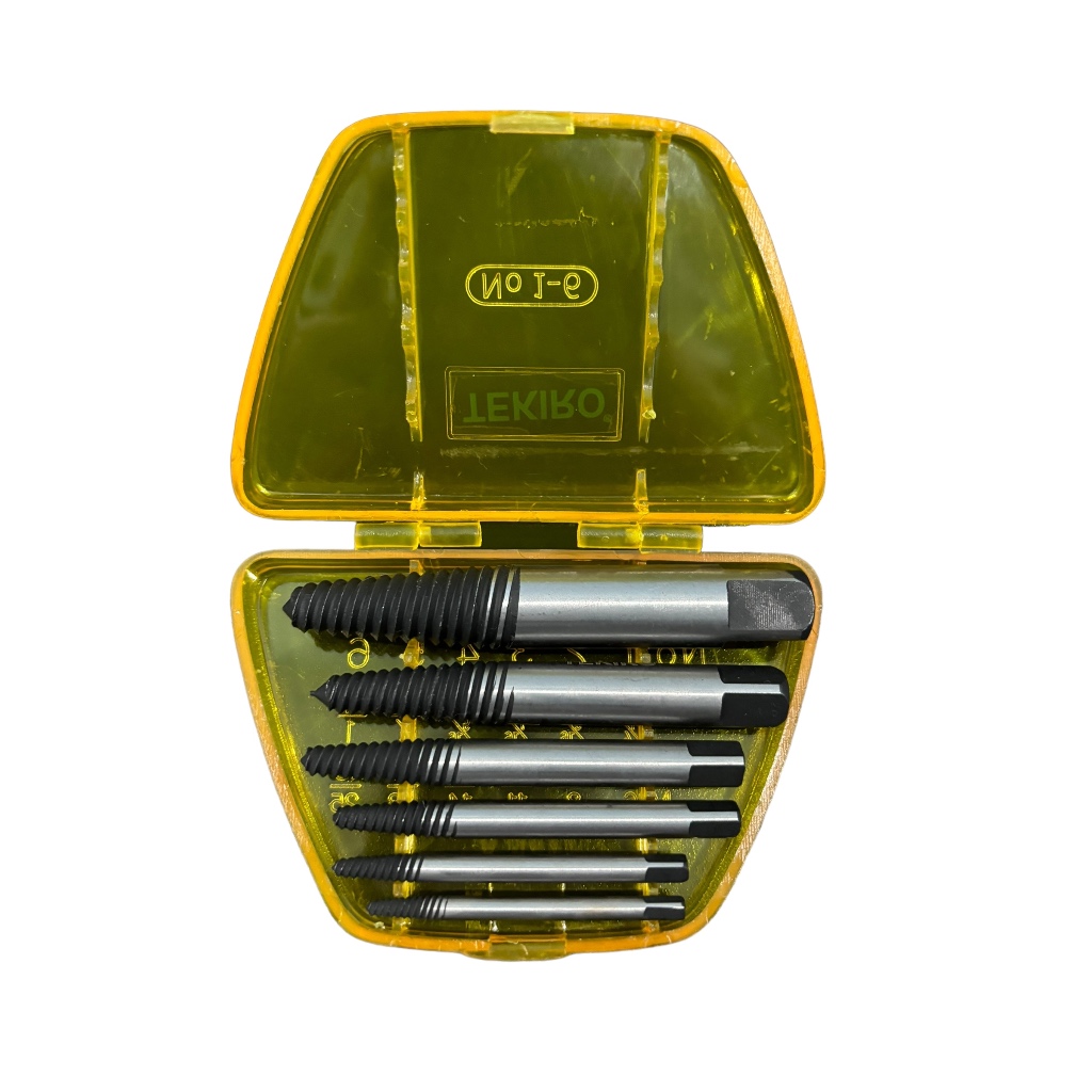 Jual Screw Extractor Set Tekiro 6 Pcs SD-EX0926 | Alat Pembuka Baut Mur ...