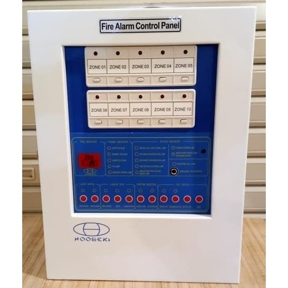 Jual HOOSEKI Fire Alarm Control Panel 10 Zone c/w Battery HS-10L | Shopee Indonesia