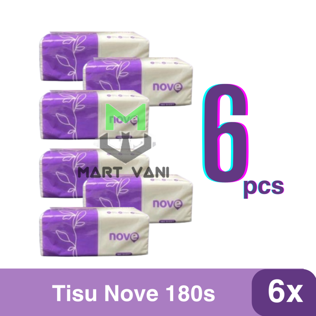 Jual Paket Promo!! 6pcs TISU NOVE 180s | Shopee Indonesia